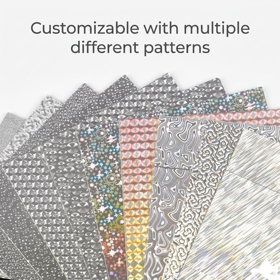 Free Sample High Quality Texture Effect Multi-Color Holographic ...