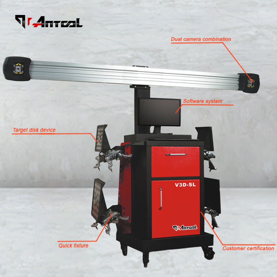 AnTool 3D Wheel Alignment Machine for Tire Workshop Electronic Power ...