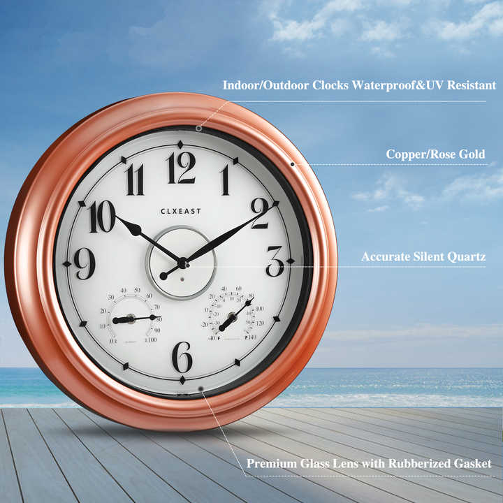 INFINITY TIME Wall Clock - Luxury Indoor & Outdoor Decor