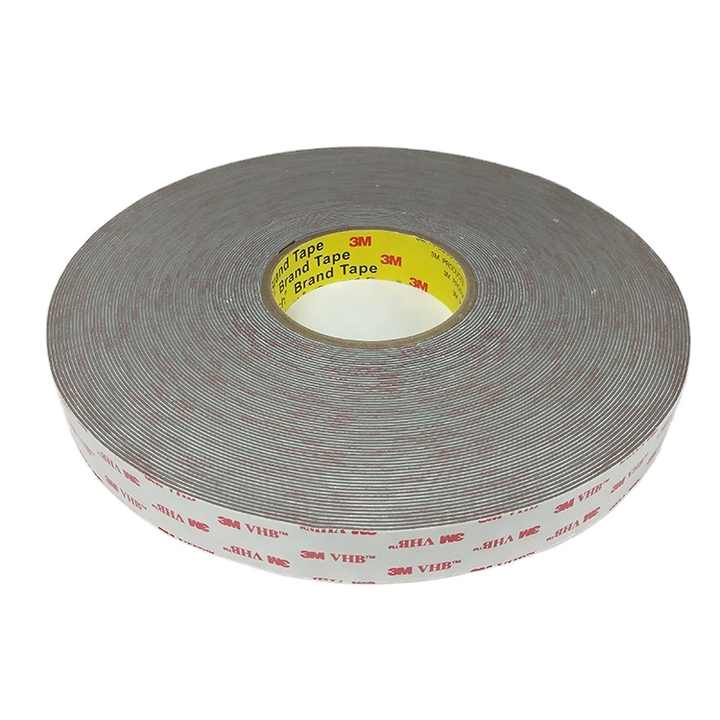 3M 4941 20mm X 33m, 1.10mm Thick, Grey VHB Acrylic Foam Double-sided Tape, Solvent and Moisture ...