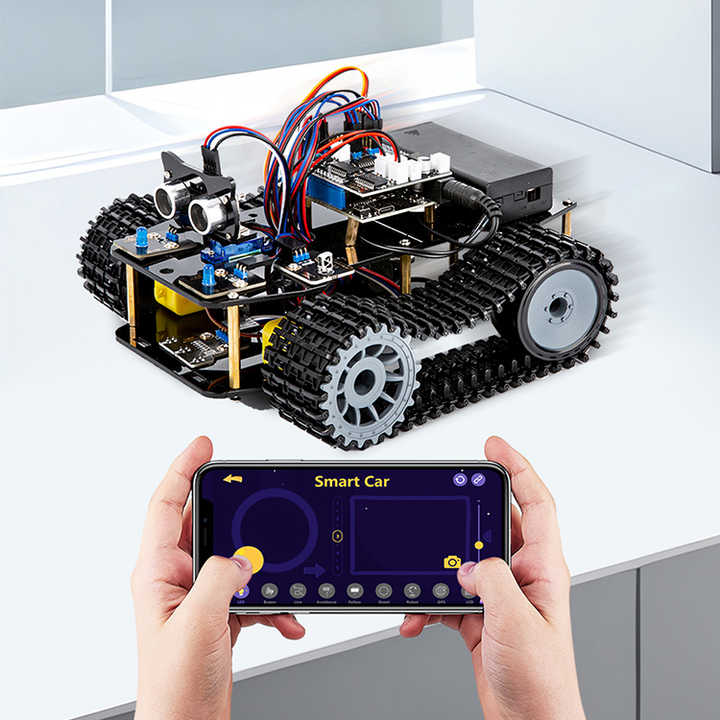 ACEBOTT China Made Stem Tank Robot Car Kit DIY Programming With ...