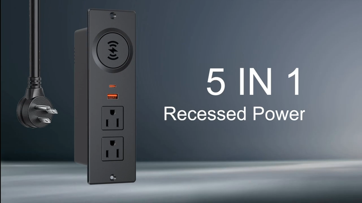 USB Type C PD20W Fast Charging Power Desktop Socket Customization