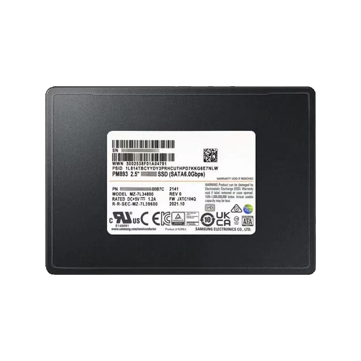 샘 성 PM893/PM893a SSD SATA 2.5 인치 솔리드 스테이트 드라이브 데이터 센터 서버 내장 하드 디스크 240G ...