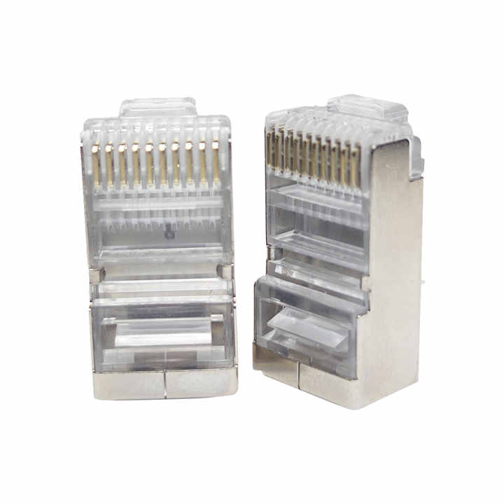 Ethernet Rg45 Cable Plug RJ50 RJ 45 UTP STP Conector Network Modular ...