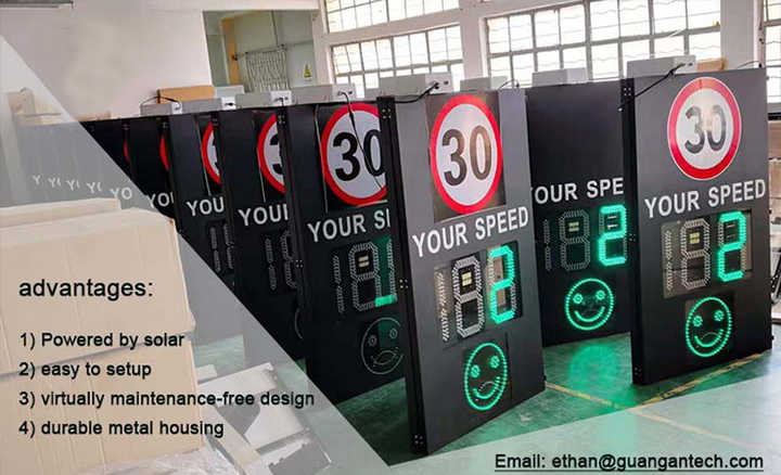 Outdoor Led Traffic Sign radar Speed Limit Sign radar Traffic Signs ...