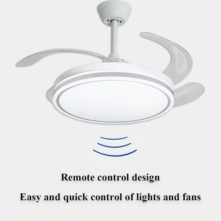 Modern LED Ceiling Fan for Home Use Child's Room Safe Invisible Design ...