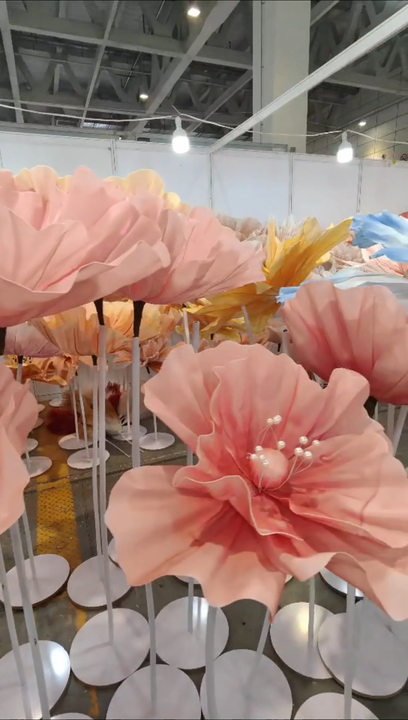 Wholesale Giant Paper Flower Wedding Shop Hotel Window Display Large ...