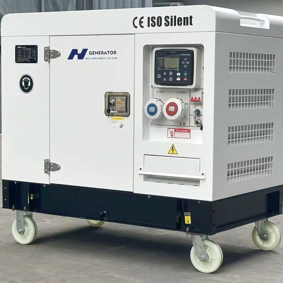 NPC 50/60Hz Quiet Diesel Generator Sets ATS Mobile Type for 20-30kVA ...