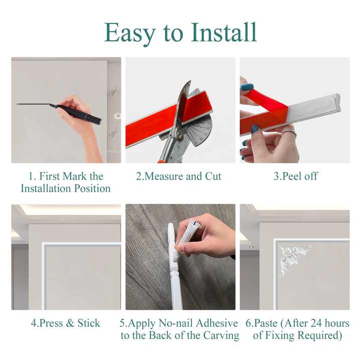 PVC Onlays - Elegant Decorative Appliques for DIY Projects