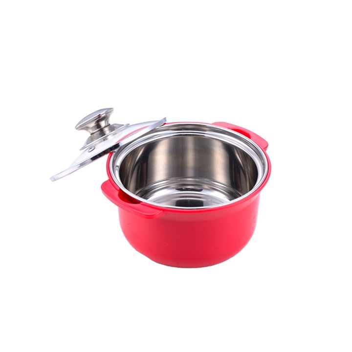 Cenhot Factory-made Red Round One-person Shabu Shabu Hot Pot Tableware ...
