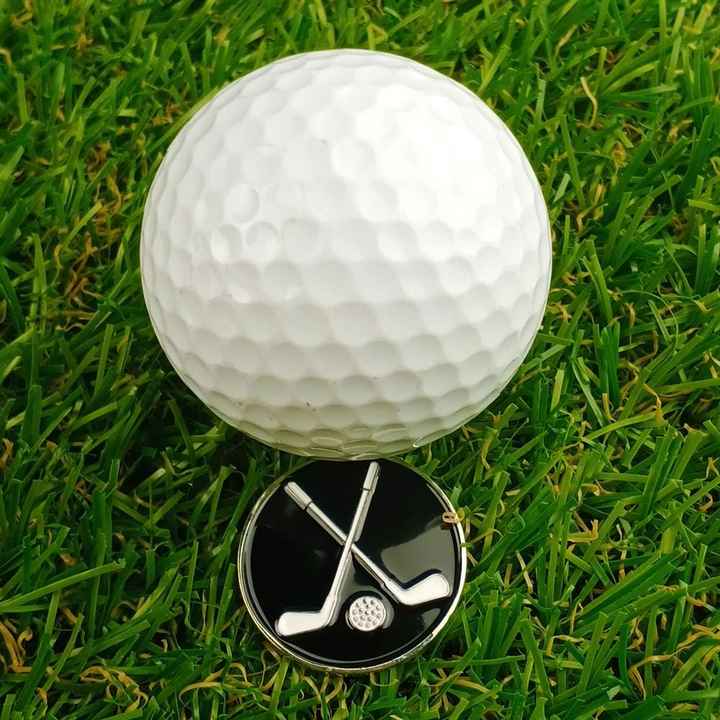 Trendy Magnetic Golf Ball Marker Necklace Durable Zinc Alloy Accessory ...