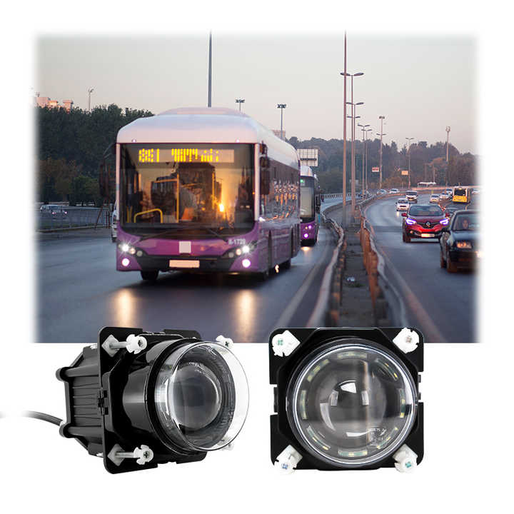 E-mark ECE Certification 3.5 Inch Led Headlight 45W 90MM Led Bus ...
