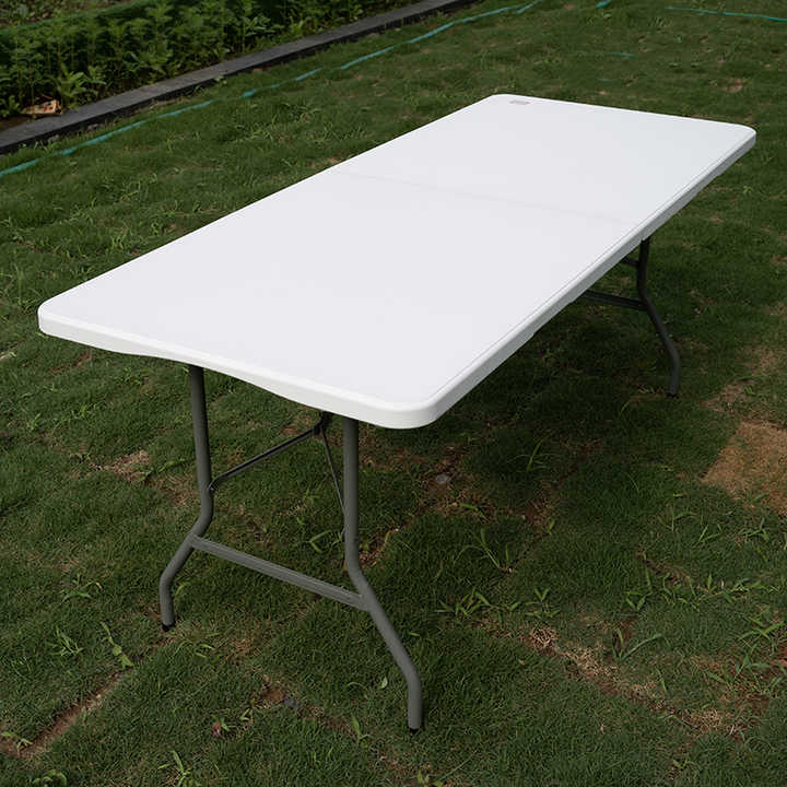 Senruihome Lightweight 6-Foot Folding Table and Plastic Chair Modern ...