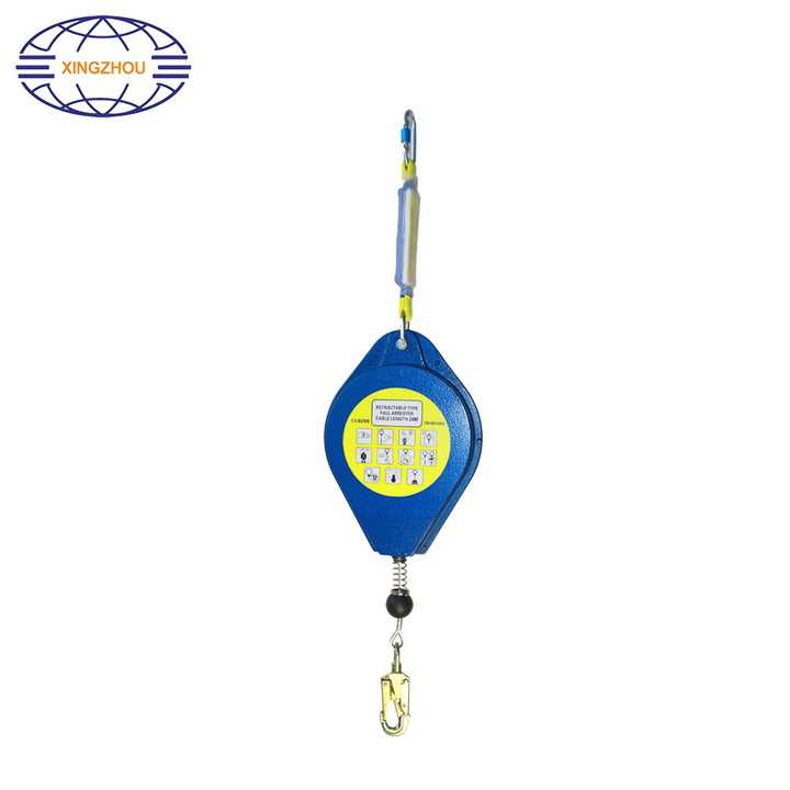 Anti-fall Retractable Fall Arrester - 10m Steel Wire Rope