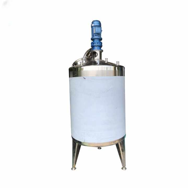 500L Stainless Steel 304 Vertical Single Layer Soap Shampoo Mixing Tank ...