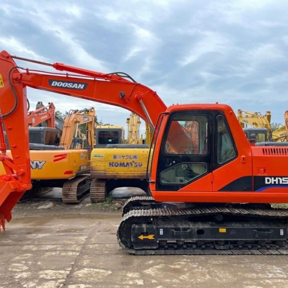 Original Paint Used Doosan Wheel Excavator Machine Dh150w-7 Dh150w ...