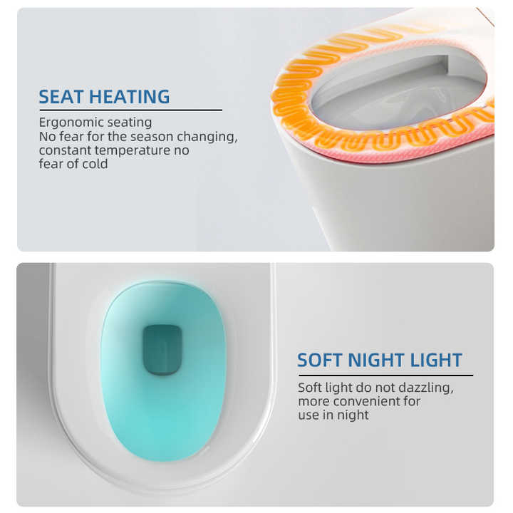 Modern Sanitary Ware P Trap Wc Floor Mounted Elongated Foot Sensor ...