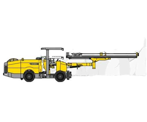 Atlas copco Face drill rigs Boomer T1 D Equipped with COP 1638, COP ...