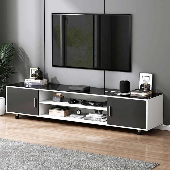 Modern TV Media Cabinet TV Unit Storage Organizer Display Stand Living ...