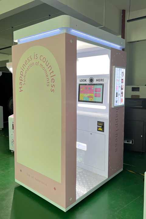 JLJ Support Multi-Languages Photo Booth Vending Machine