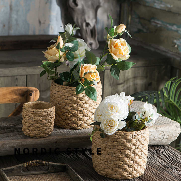 Country Rustic Style Home Balcony Decorative Succulent Pots Custom ...