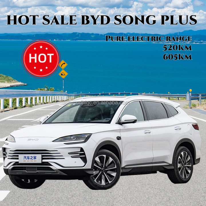 2025 BYD Song PLUS EV Smart Driving Edition Flagship Compact SUV 605KM Range 5 Seats Pure ...