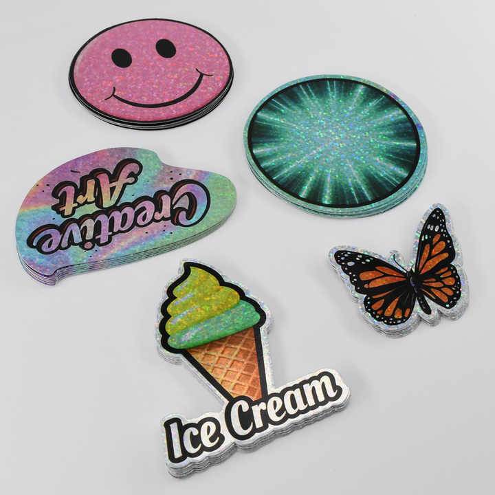 Custom Waterproof Vinyl Cartoon Die-cut Stickers High Gloss Waterproof ...