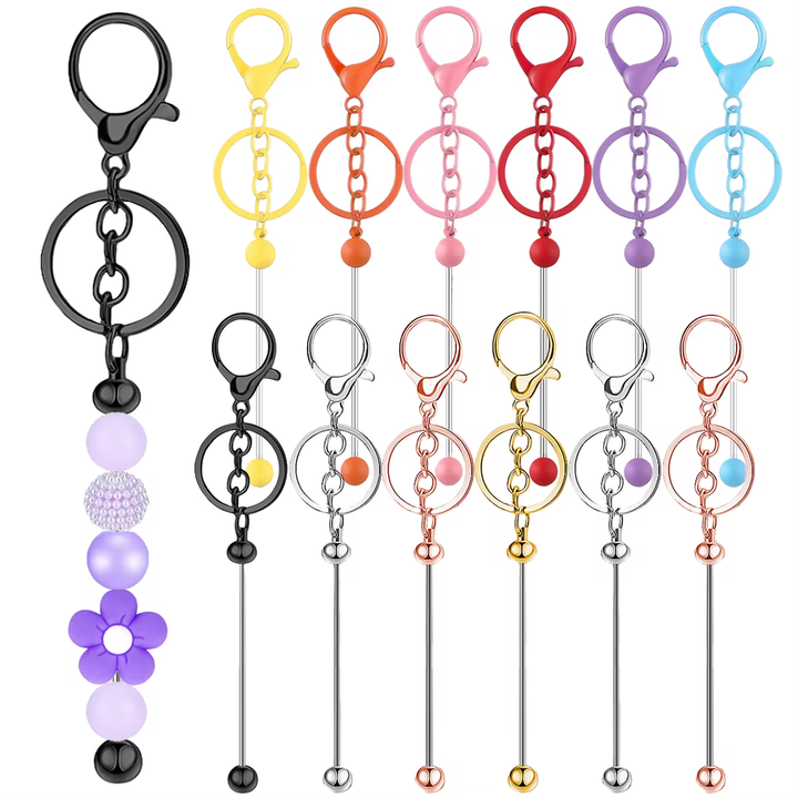 0 B3001 New Arrival Hot Selling Metal Keychain - DIY Beads