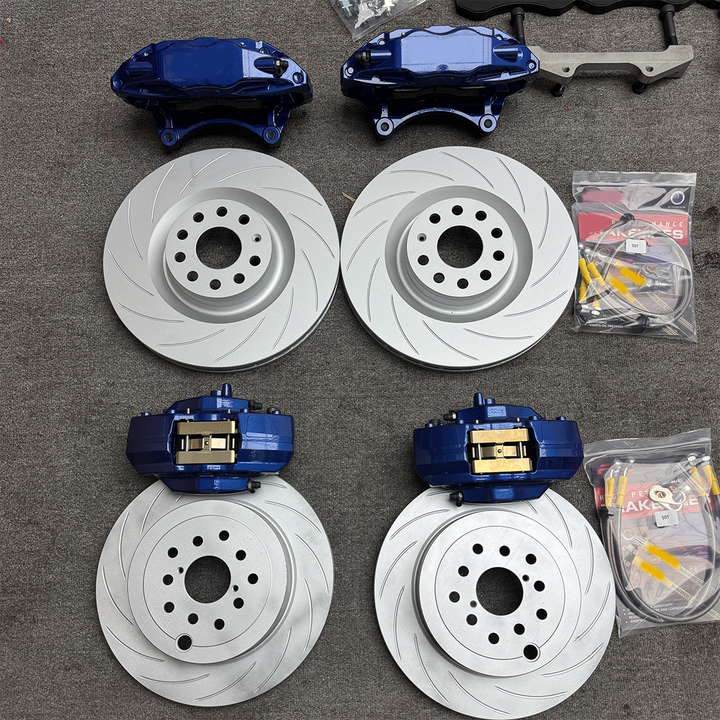 Upgrade Brake Rotor Disc Big Brake Kit 4 Piston Caliper for Subaru STI ...