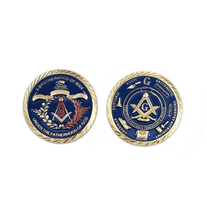 Personalized Metal Coins Custom Challenge Coin Gold Plated Double Side ...