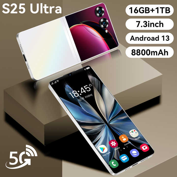 Unlocked Original Custom S25 ultra Smartphone Cell Phone Big Screen ...