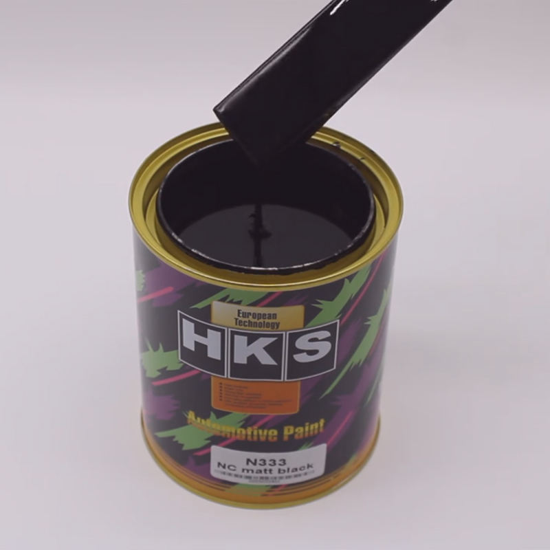 Auto Refinish 1K Topcoat Car Paint Color NC Matte Black Fast Self ...
