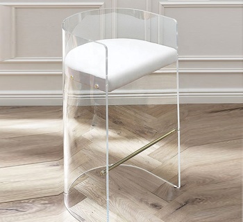 Unique Designed Clear Acrylic Stools Acrylic Stool Chair Lucite High ...