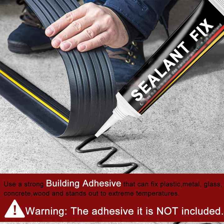 88*13mm Universal Garage Door Threshold Seal Strip Weather Stripping ...