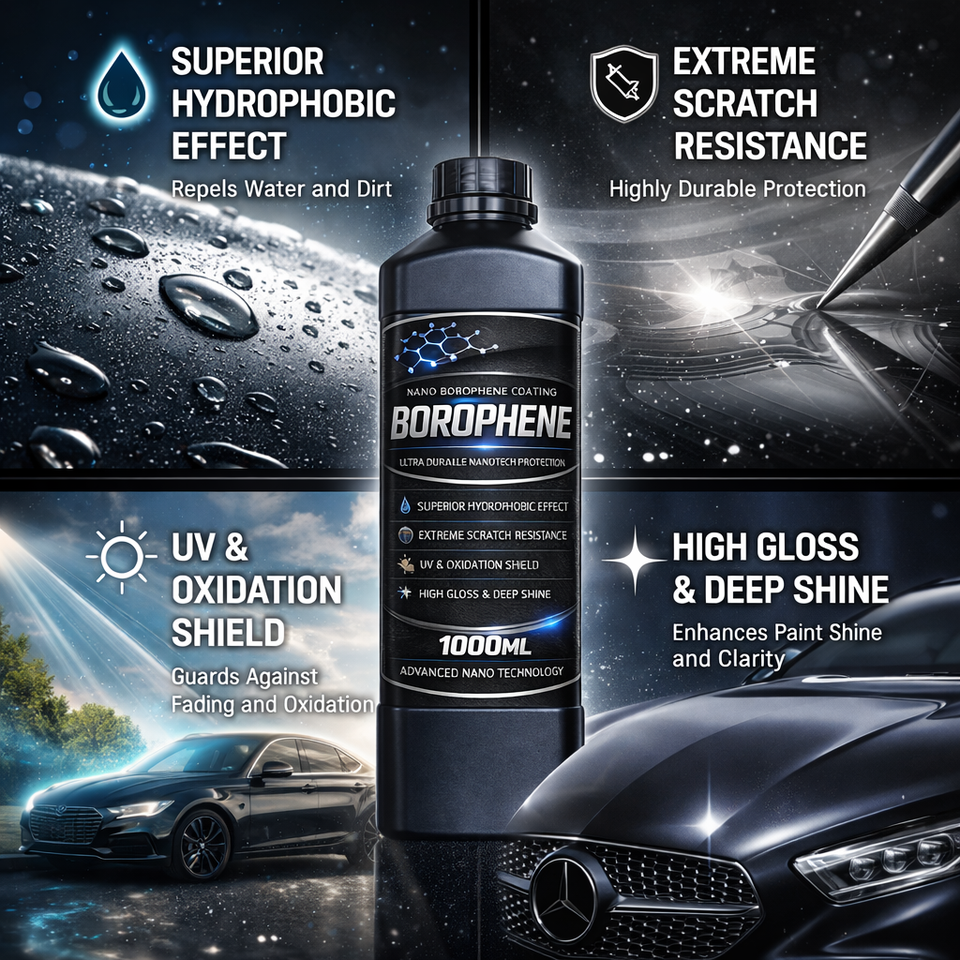 GRAPHONEX BOROPHENE Nano Coating for New Old Cars Painted Surfaces ...