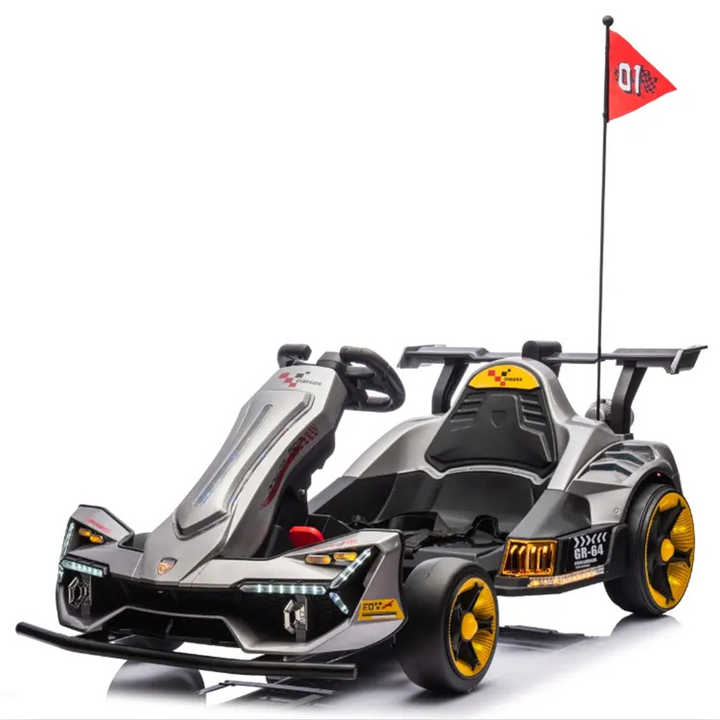 24V Electric Kart Remote Control RC Drift Car Kids Pedal Go Karts with ...
