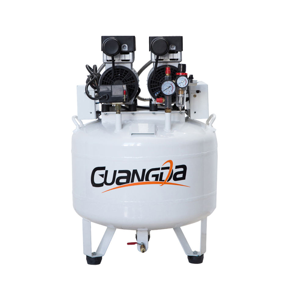 GUANGDA 1hp 30 Liter Portable Industrial Silent Oil Free Piston air ...