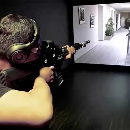 Interactive Motion-sensing Laser Gun Shooting Game High-Precision ...