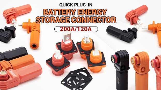 High Volt 200A Plug Power Station Plant Battery Pole Swapping Connector ...