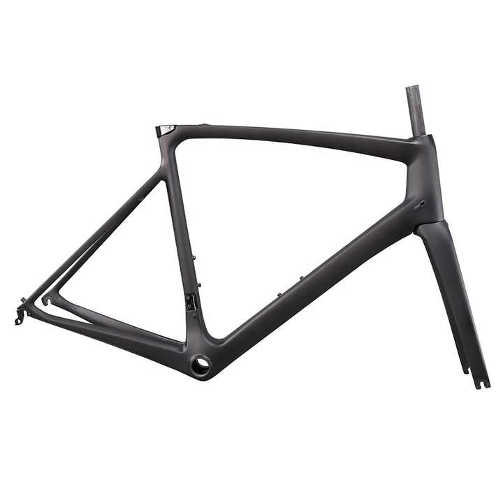 ICANBIKES Yellow Painted Carbon Road Bike Frame Set