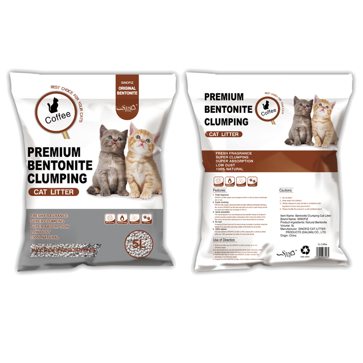 Wholesale High Quality Cat Litter Factory Dust-Free Clumping Bentonite ...