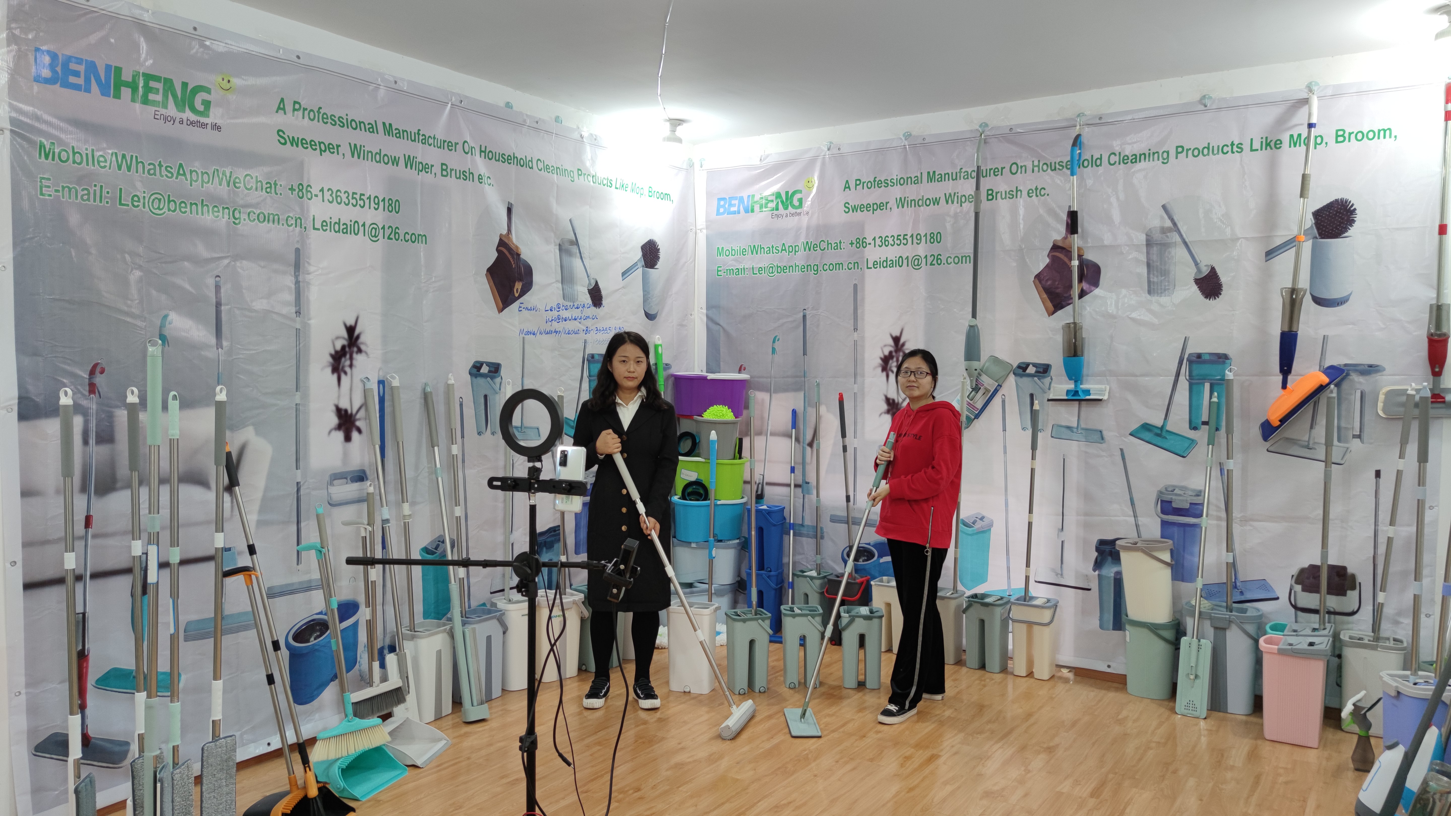 Benheng Wholesale Long Tube Lobby Garden Broom Combo Set Rotatable ...