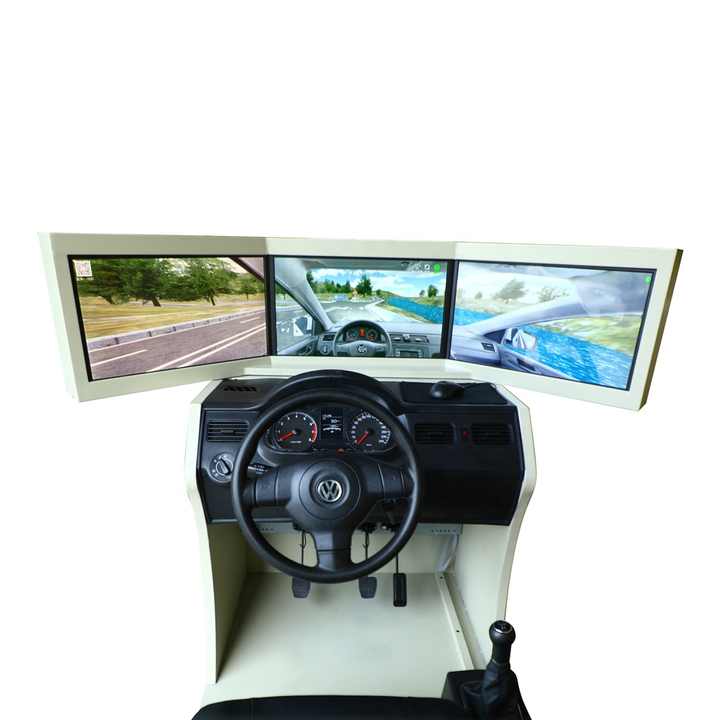 3 Screen Driving School Car Training Simulator - Good Price