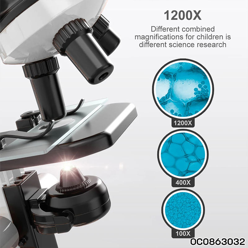 Simulation Electronic Yellow Microscope Science Toys Educational for ...