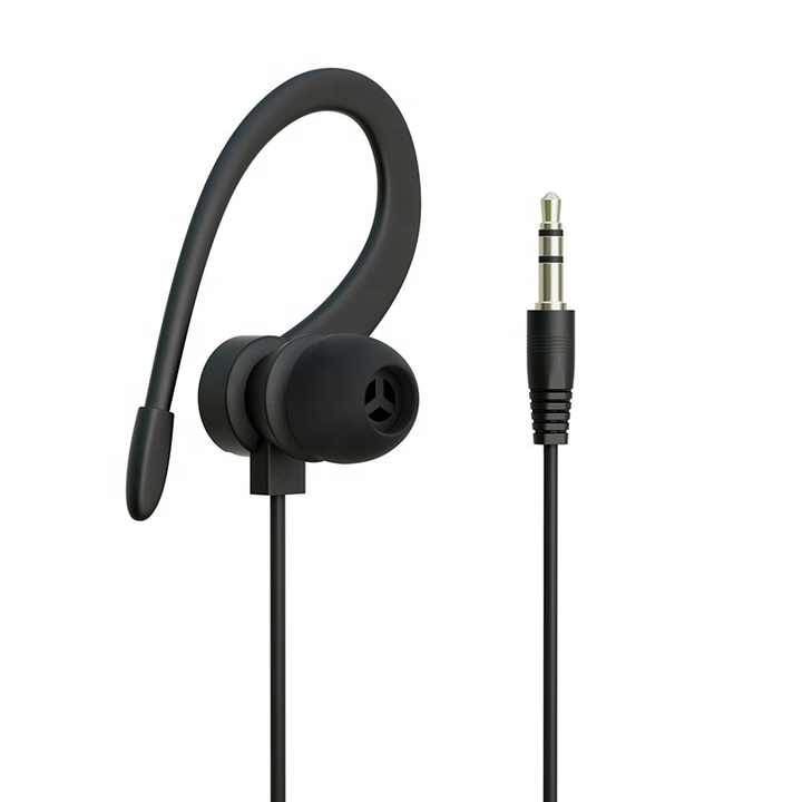 Low Cost Headphone Mini Tour Guide Earhook Earphone Single Side Wired ...