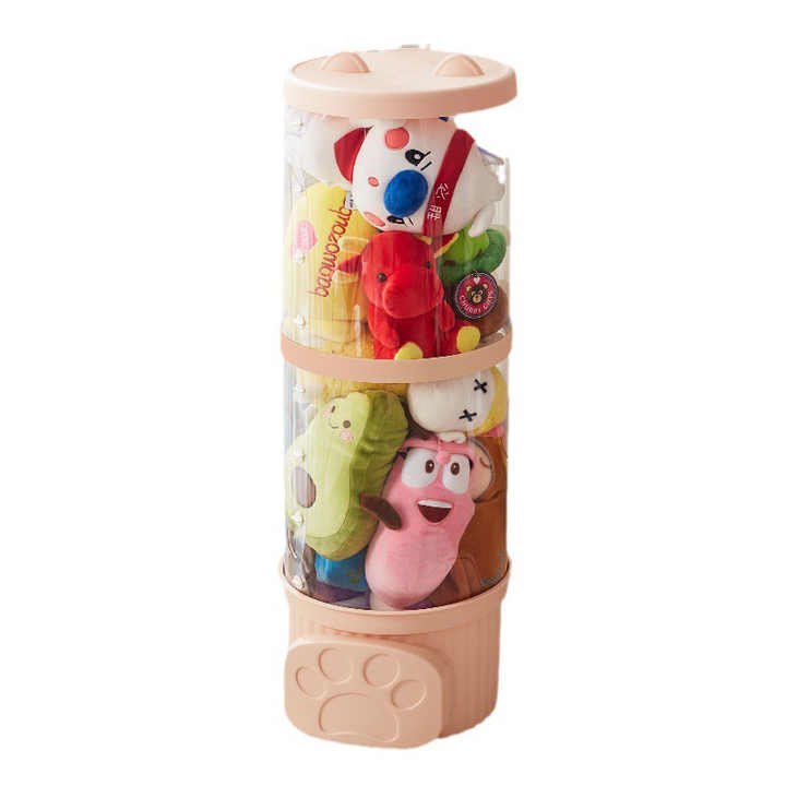 Normal 77cm Cartoon Doll Sorting Storage Container Transparent Children ...