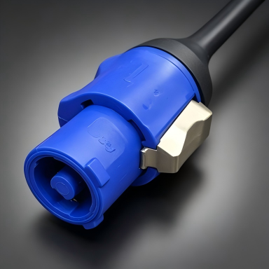 Three-pin Universal AC Power Connector with Panel-type Female Socket ...