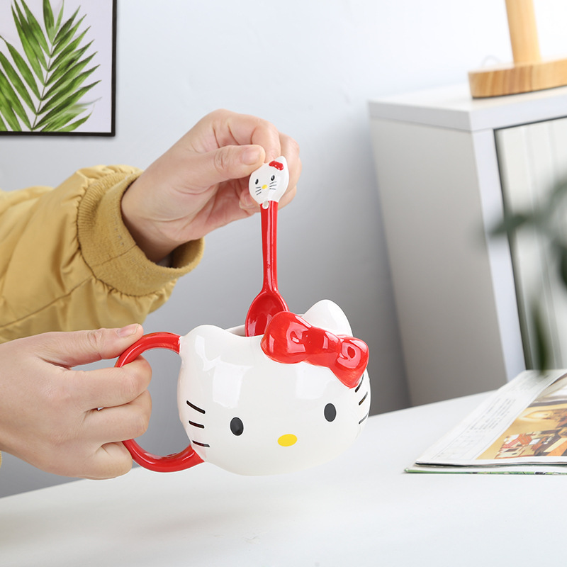 Cute Hello Kitty Mugs - Perfect for Kids & Cat Lovers