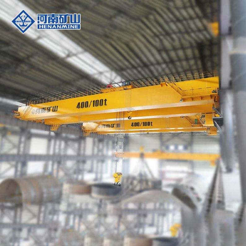 Industrial Double Girder Bridge Crane 75T With Remote Control and ...