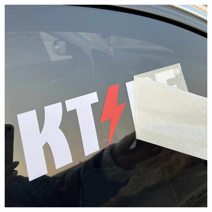 UV Resist Weatherproof Die Cut Logo Vehicle Bumper Stickers